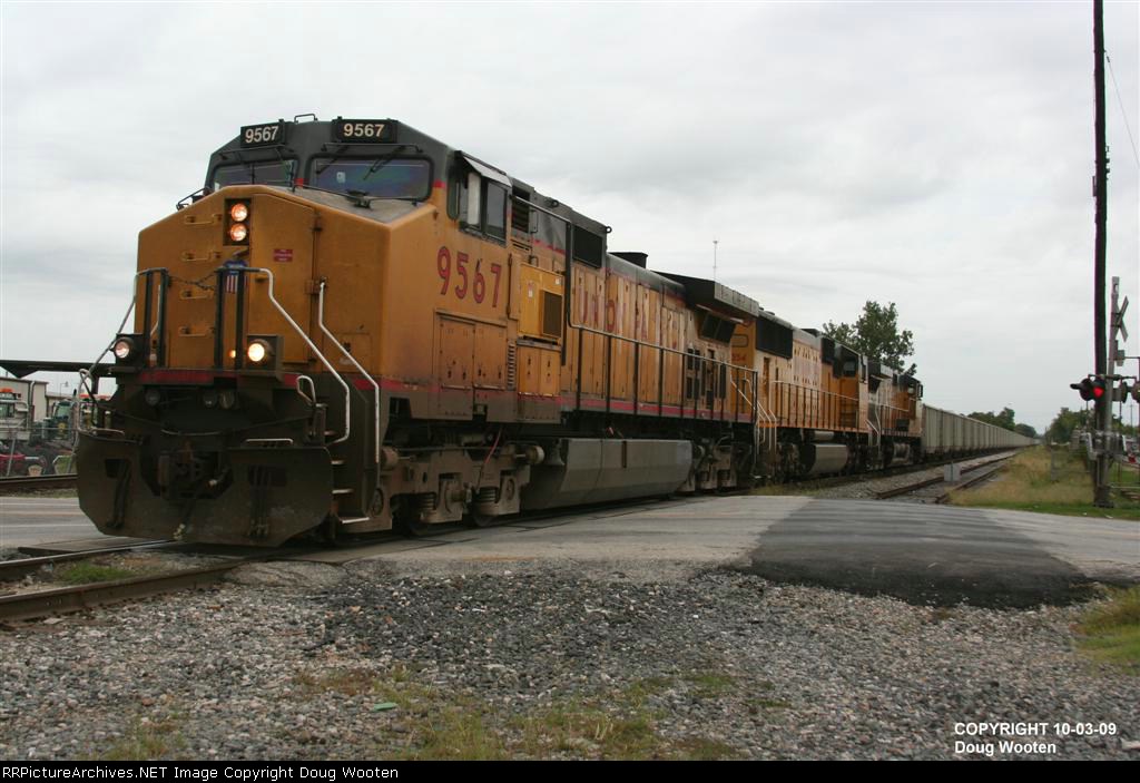 Southbound Empty Rock Train